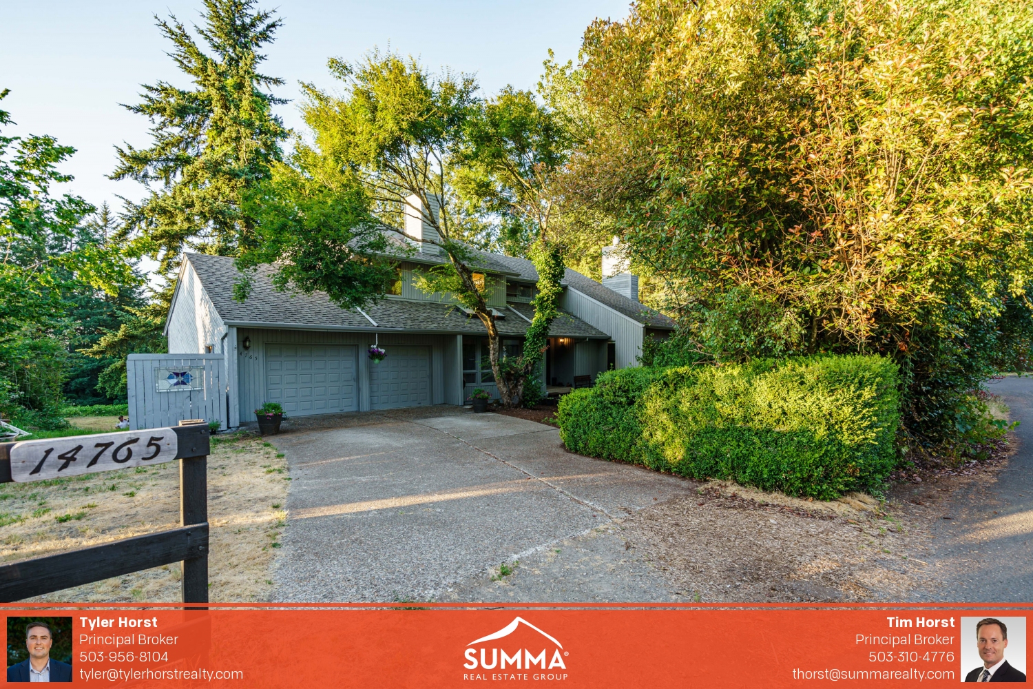 14765 SW Sunrise Lane Tigard, OR 97224 || Tyler Horst